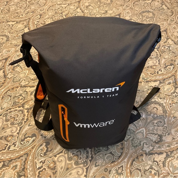 McLaren F1 | Bags | Nwt Mclaren F Team X Vmware Rucksack Roll Top ...
